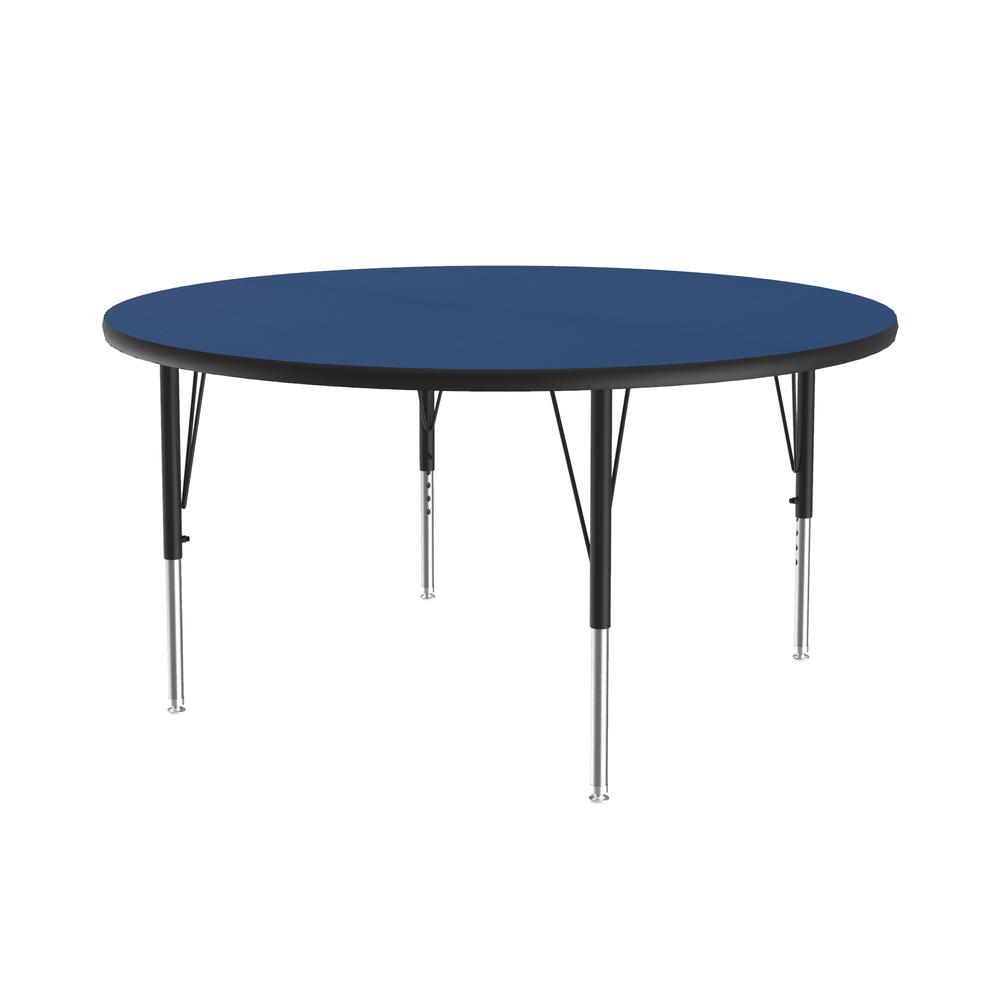 Correll Deluxe High-Pressure Top Activity Tables, 48x48" ROUND, BLUE ...