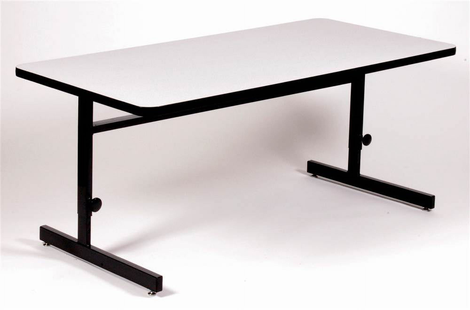 Correll Inc. Adjustable Height Deluxe High-Pressure Top Computer ...