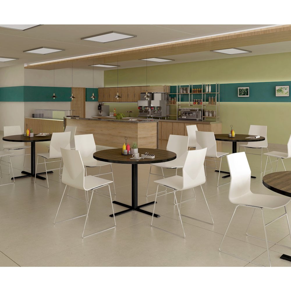 Correll Markerboard-Dry Erase Table Height Café and Breakroom Table ...