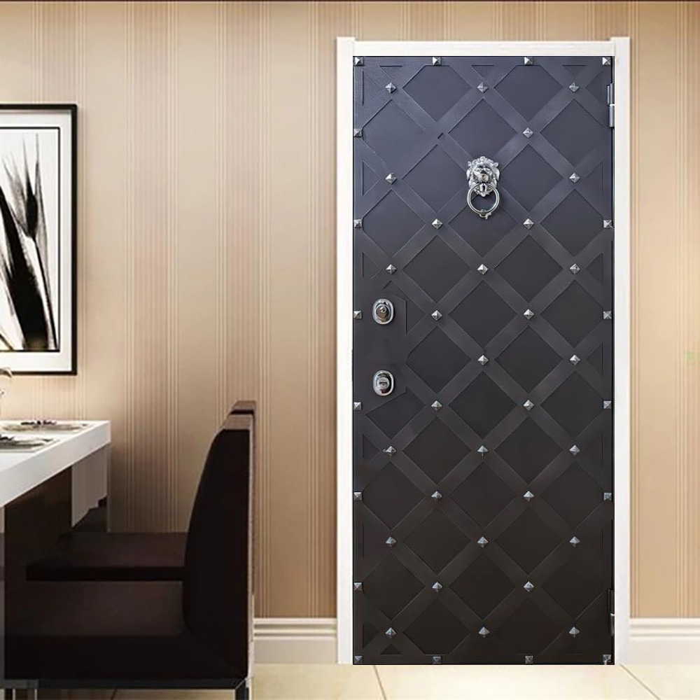 Corridor Bedroom Wall ration House Renovation Door Sticker Modern Life ...