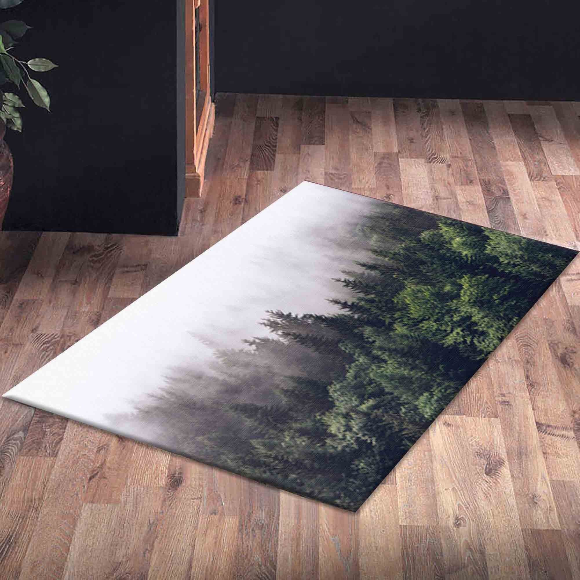 Corridor Rugs, Colorful Rugs, Landscape Rug, Mountain Landscape Rug ...