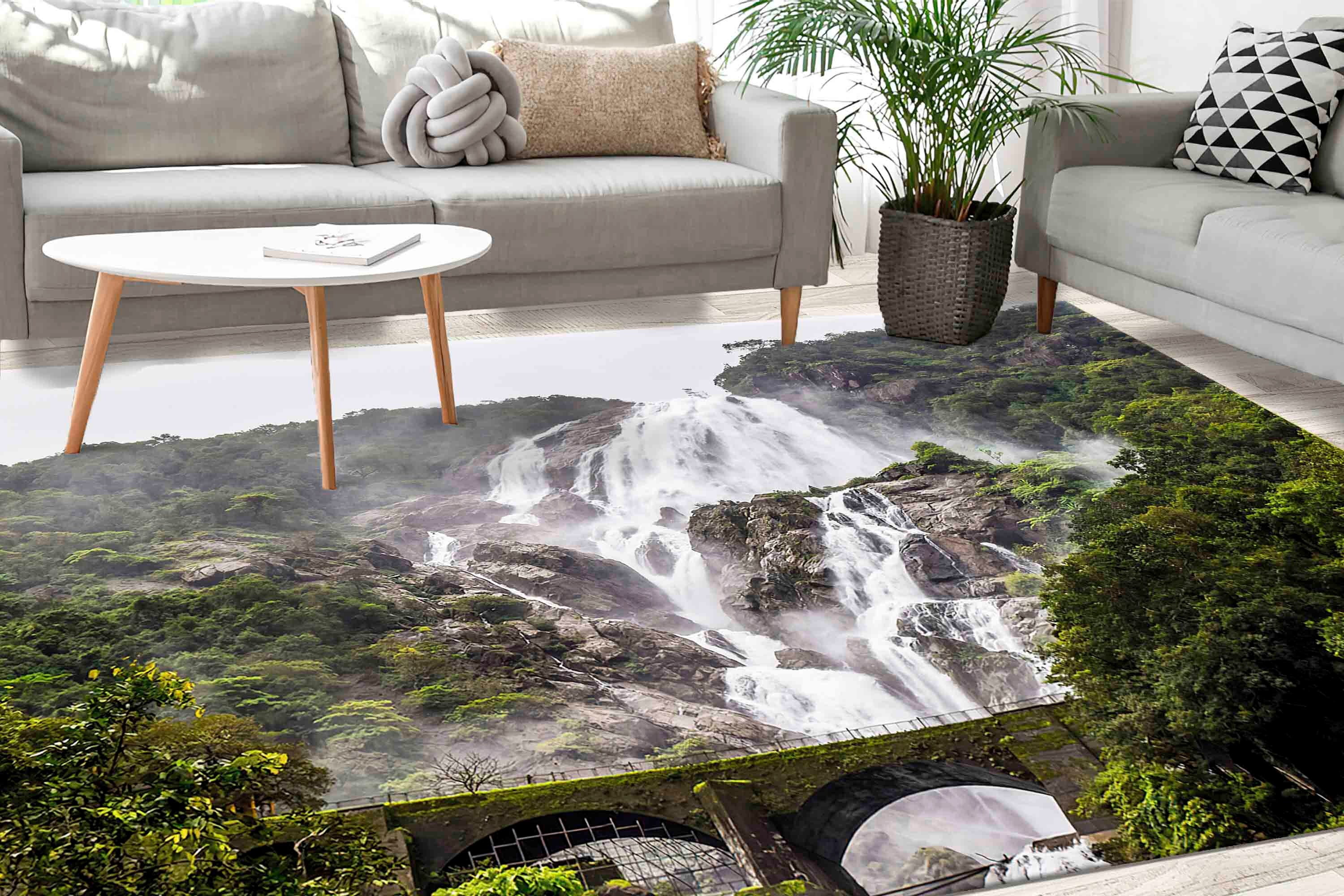 Corridor Rugs, Landscape Rugs, Thin Rug, Step Rug, Entry Rug, Waterfall ...