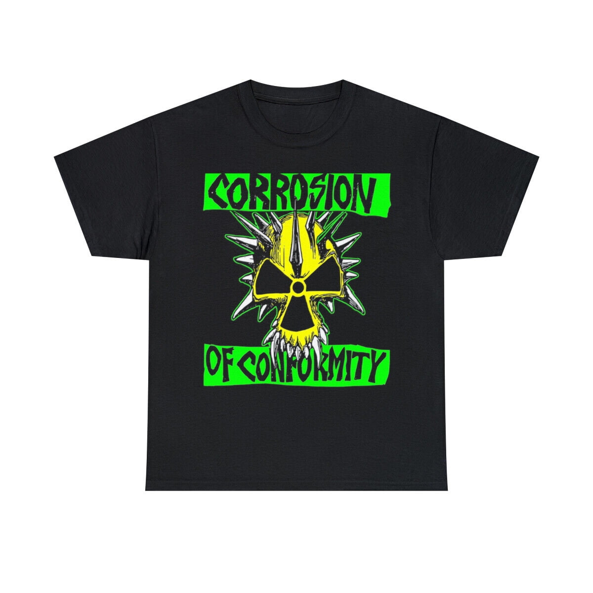 Corrosion Of Conformity green yellow Short Sleeve Tee - Walmart.com