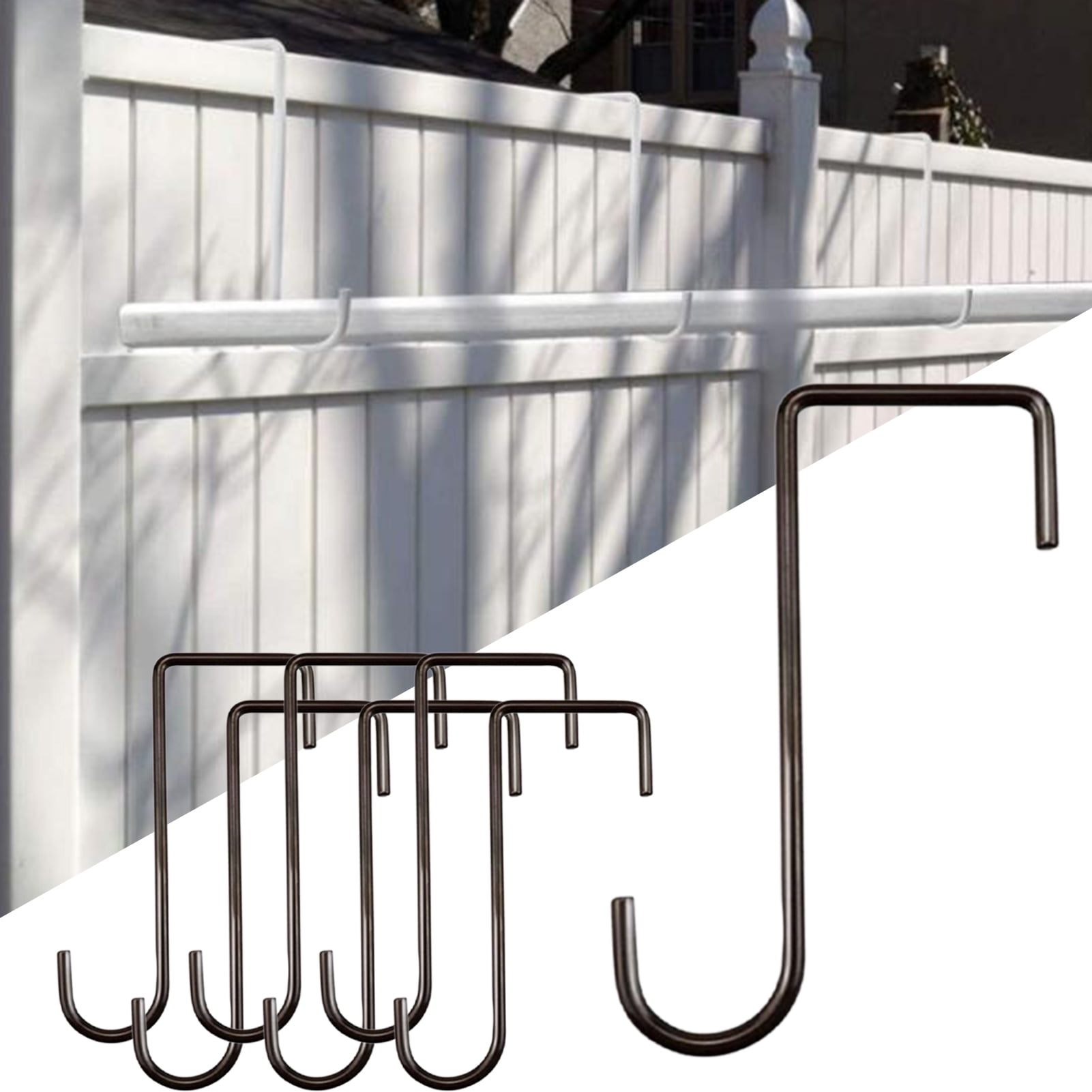 Corrosion-Resistant Fence Hooks - Load-Bearing Hanging Design for ...