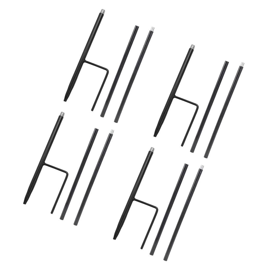 Corrosions Metal Plant Poles Hook Stakes For Outdoor Use Iron Stake ...