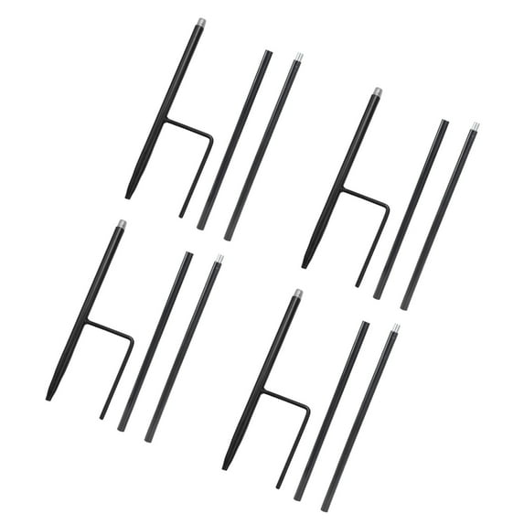 Corrosions Metal Plant Poles Hook Stakes For Outdoor Use Iron Stake ...