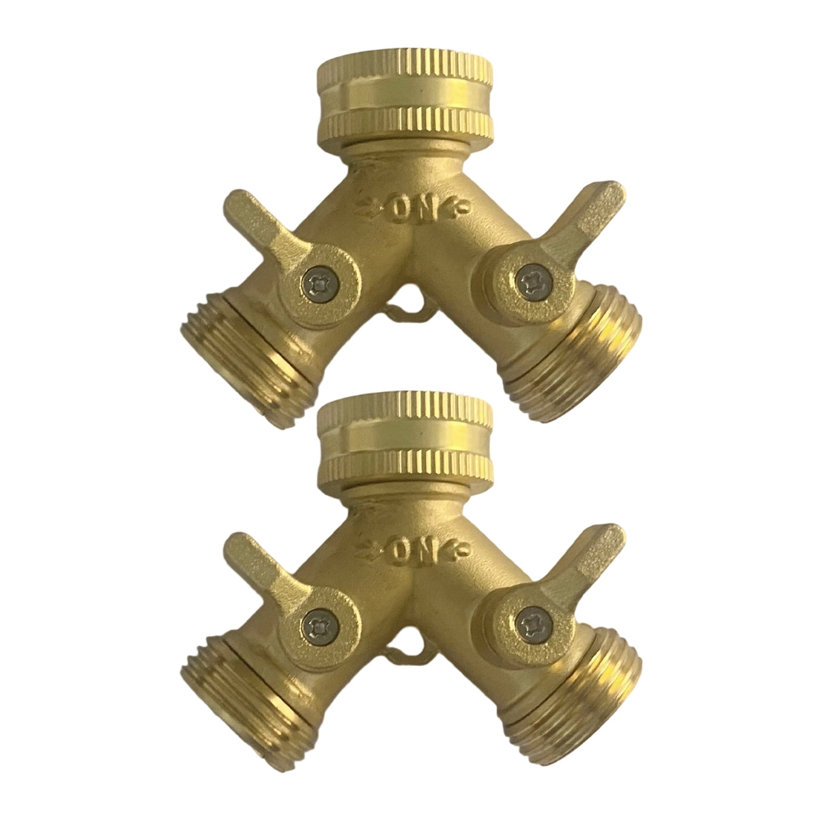 Corrosions Resistant 3/4Inch Heavy Duty Brass Y Splitter Connector For ...