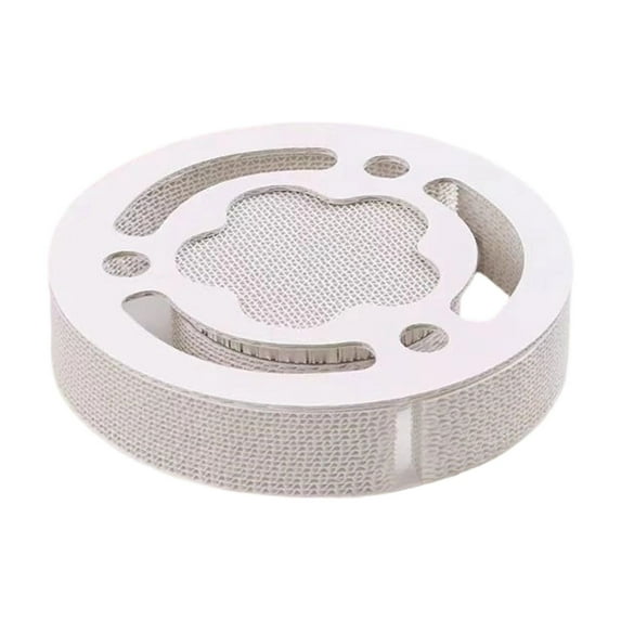 Corrugated Cardboard Cat Toy， Multi-Function Scratch & Play Board with ...