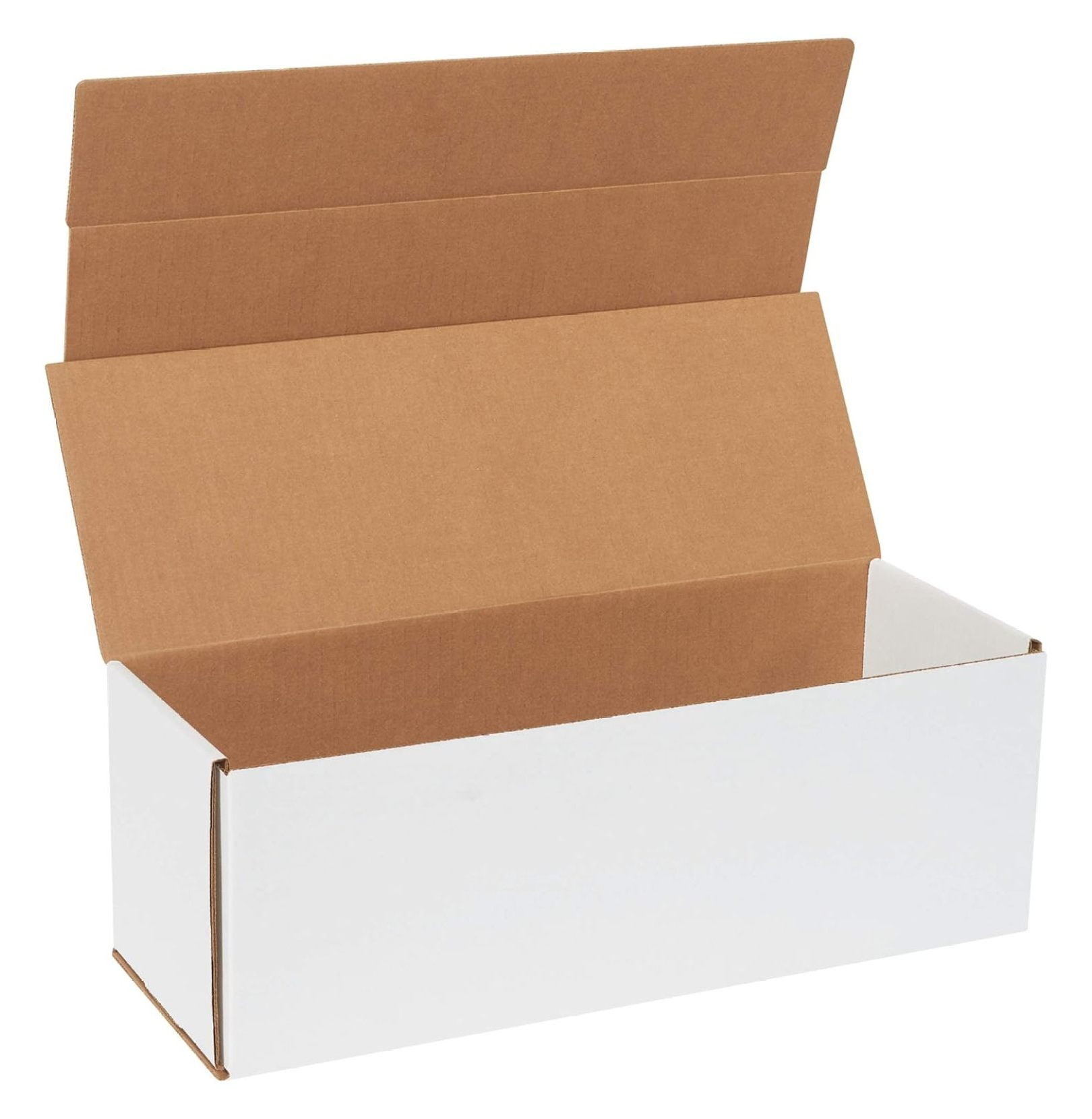 Corrugated Cardboard Mailers, 17 x 6 x 6 Inches, Tuck Top One-Piece ...