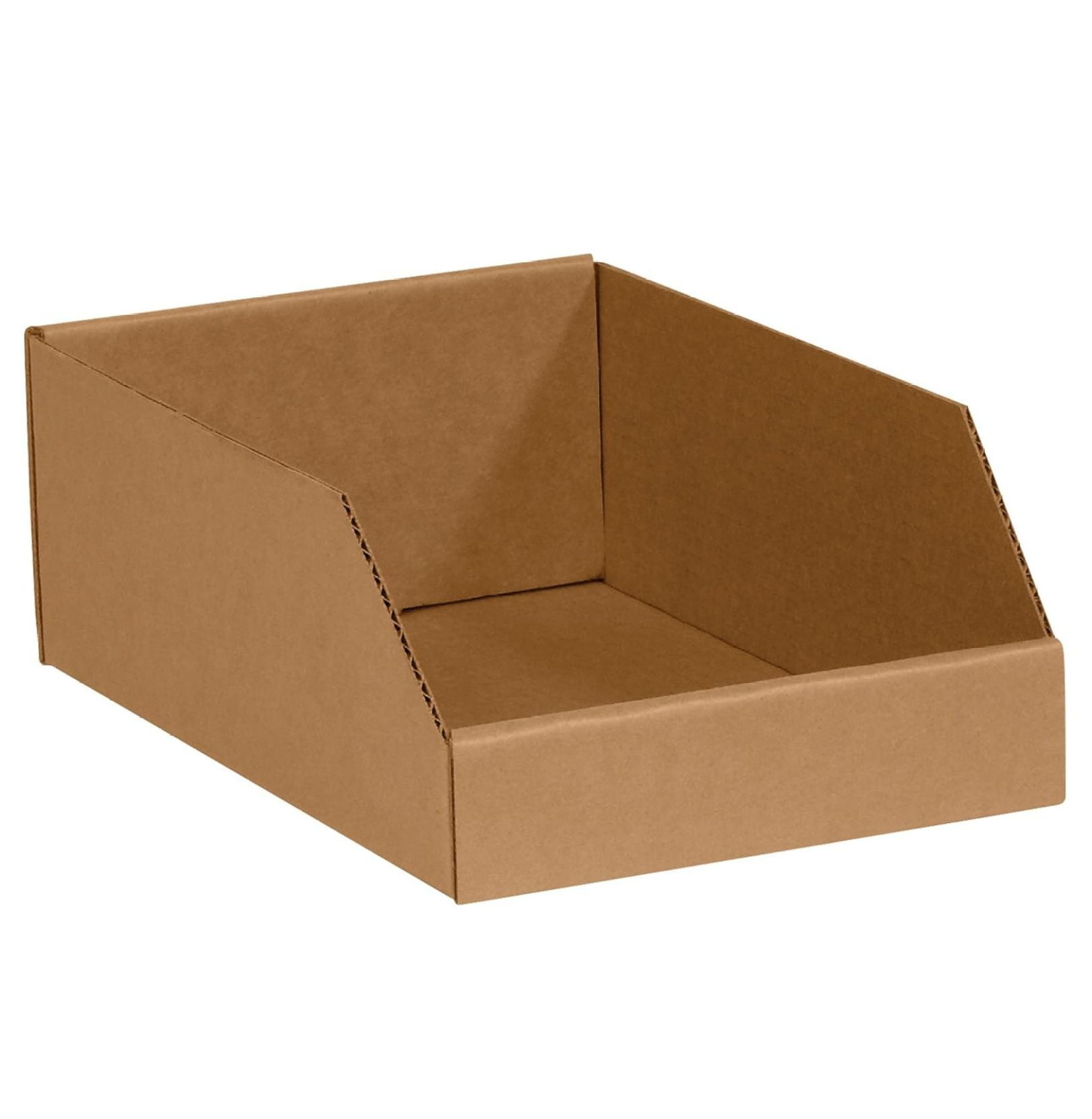 Corrugated Cardboard Storage Bins, 10"x 12"x 4 1/2", , Pack of 25, for ...