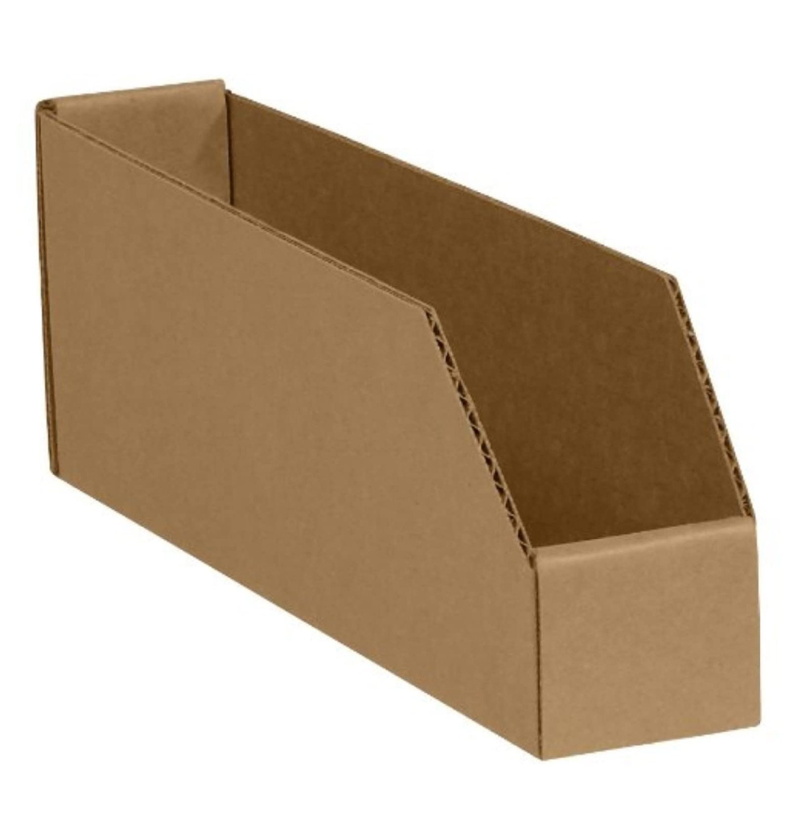 Corrugated Cardboard Storage Bins, 2"x 12"x 4 1/2", , Pack of 50, for ...