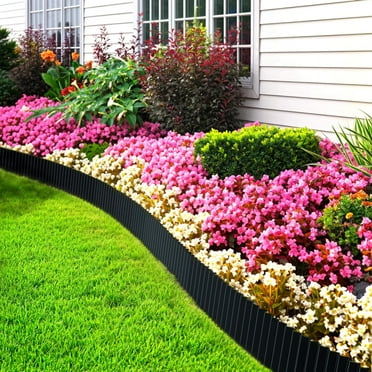 Sungmor Cast Iron Garden Edging Border, Flower Bed Landscape Picket ...