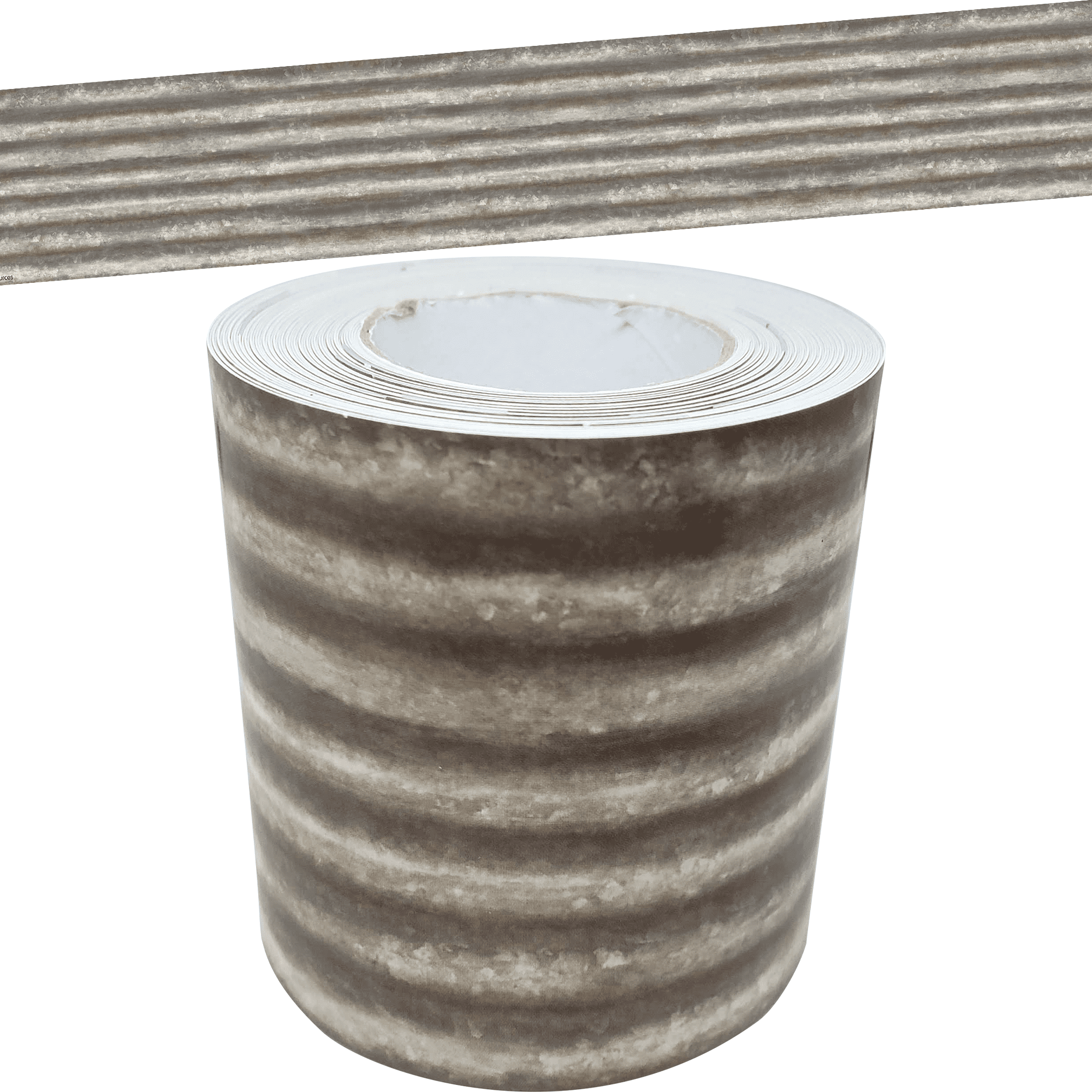 Corrugated Metal Straight Rolled Border Trim - Walmart.com