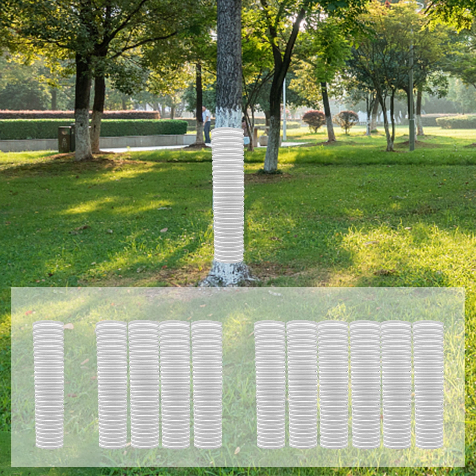 Corrugated PP Tree Guards Tree Trunk Protector Tube Bark Wrap Plant ...