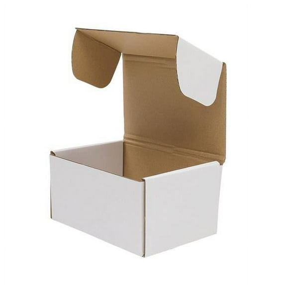 Corrugated Paper Mailer Boxes, 50PCS 6×4×3 Inch Folding Shipping Boxes ...