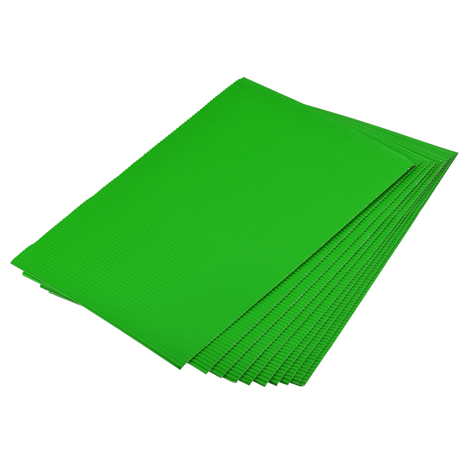 Corrugated Paper Sheets 25pcs 11.8-inch x 7.87-inch Green Cardboard for ...