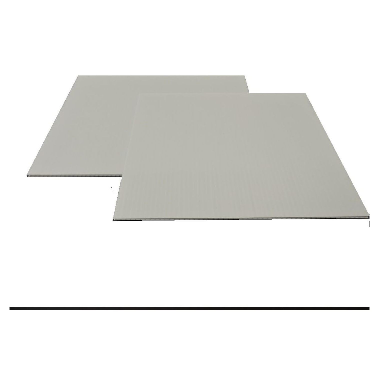 Corrugated Plastic 4mm White Boards - 24"x36" (10 sheets) - Walmart.com
