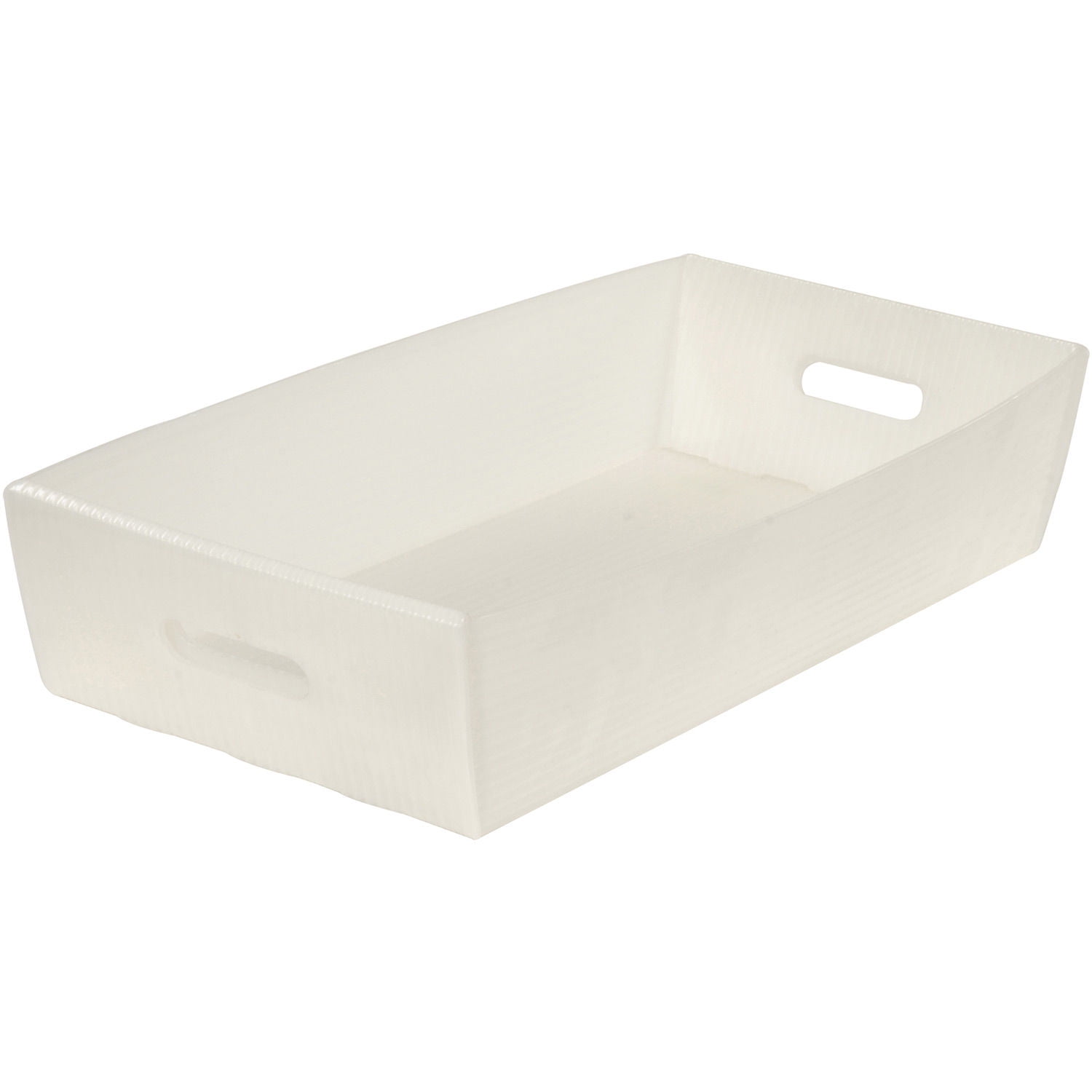 Corrugated Plastic Mail Tray, Natural, 24-1/2 X 12 X 4-1/2, Lot of 10 ...