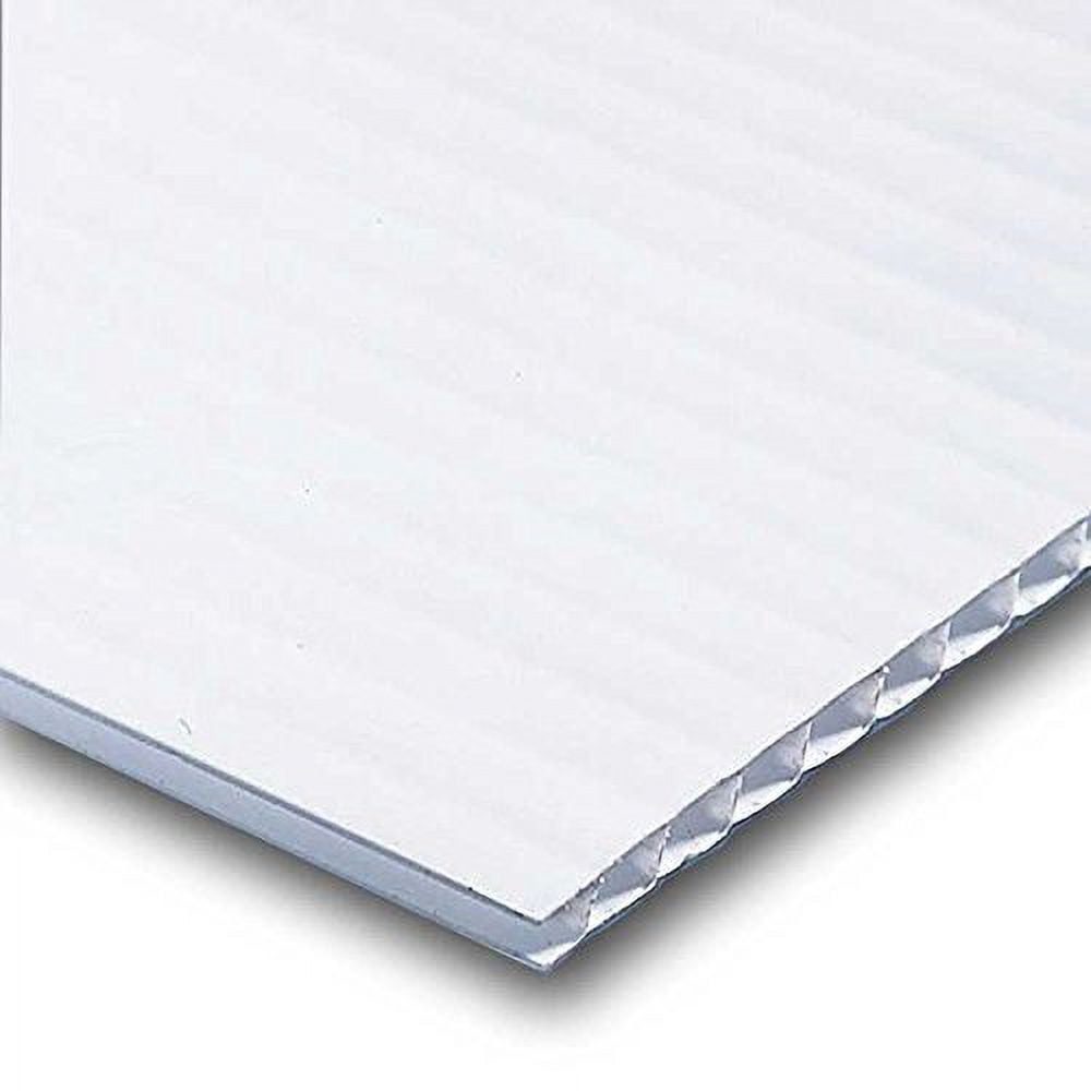 Corrugated Plastic Signs Blank Sheet 4mm x 18" x 24" (100 Bulk Pack ...