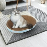 Tooyful Corrugated Scratch Pad, Cat Scratching Lounge Bed, Cardboard ...