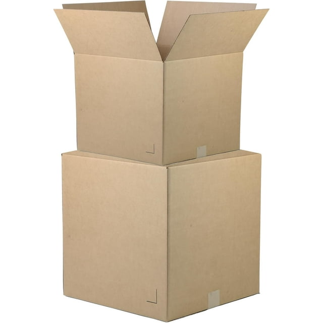 Corrugated Shipping Boxes 100 Boxes - Walmart.com