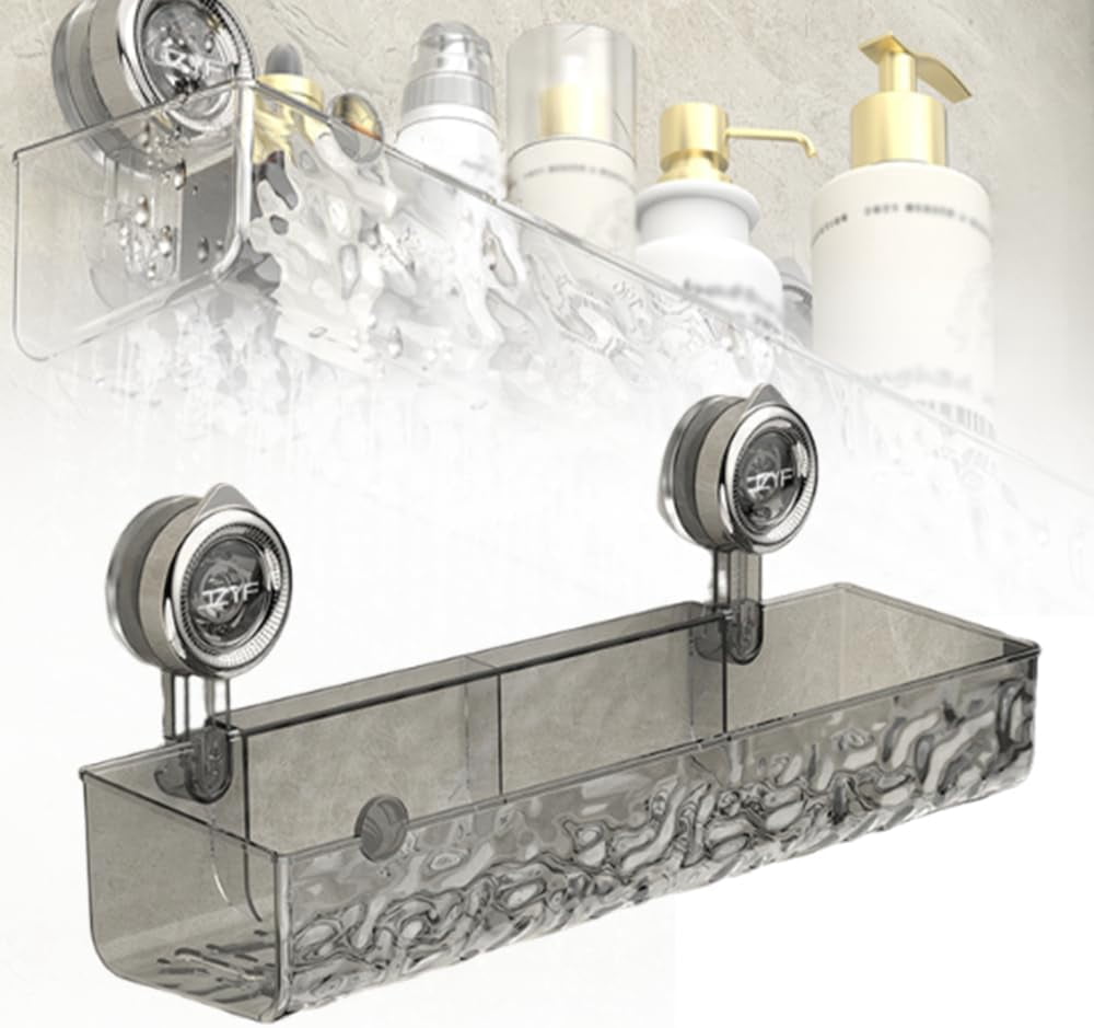 Corrugated Suction Cup Storage Holder, Light Luxury Style Glacier ...