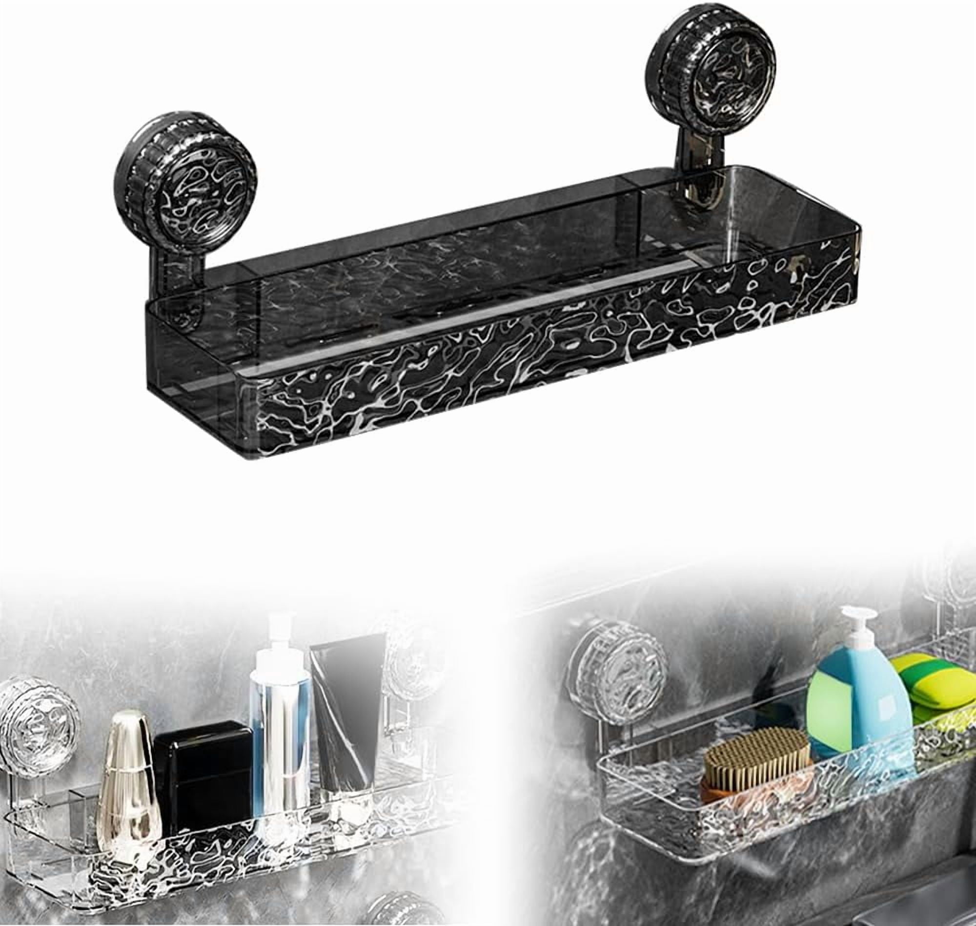 Corrugated Suction Cup Storage Holder,Movable Shower Shelf Suction Cup ...