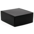Corrugated Tuck Top Box - Black - 8" x 8" x 8" - Case of 10 - Walmart.com