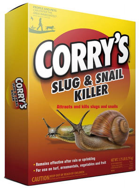 Corry's 1.75 LB Slug & Snail Bait Contains 5% Sodium Ferric EDTA Fo ...