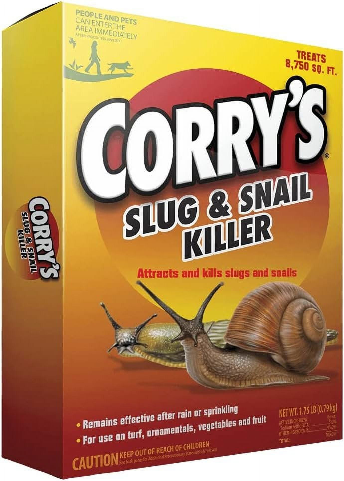 Corry's Outdoor Slug & Snail Killer 1.75 Pound Box - Walmart.com