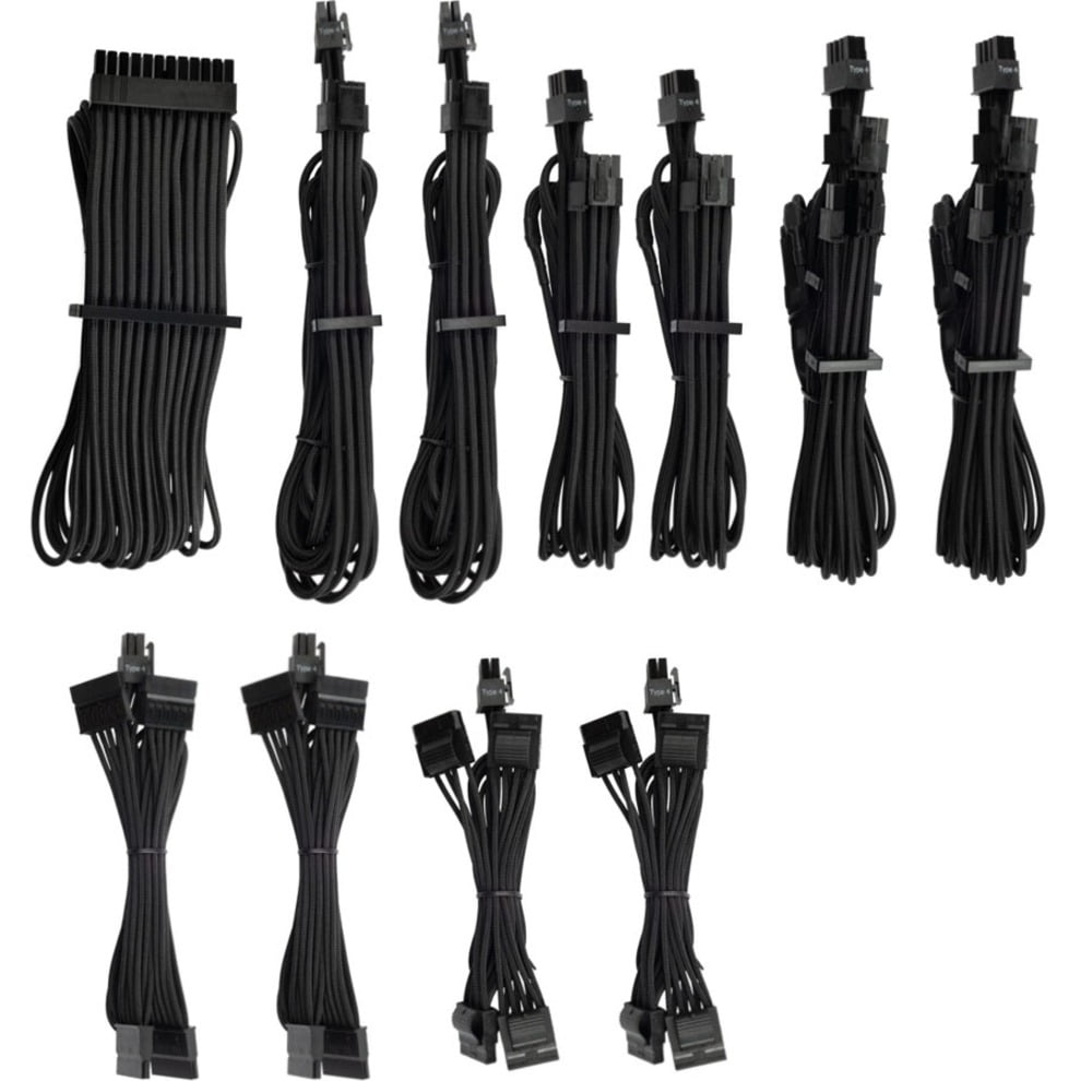 Corsair CP-8920222 Premium Individually Sleeved PSU Cables Pro Kit Type ...