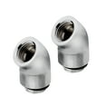 Corsair Hydro X Series 45 Degree Rotary Adapter, Chrome, 2-pack ...