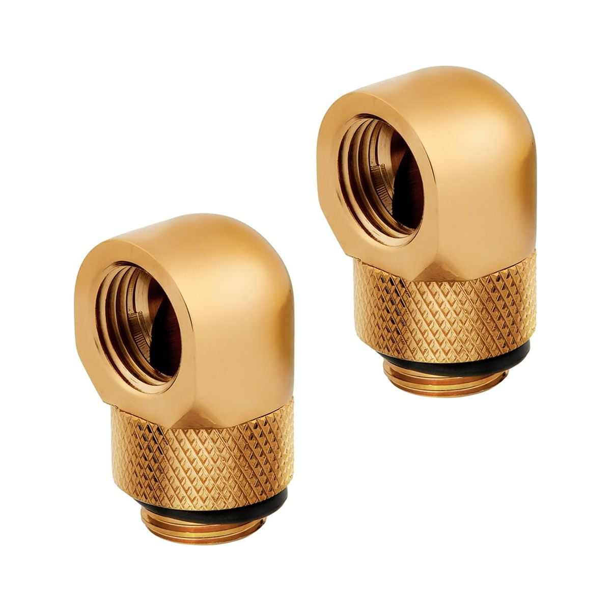 Corsair Hydro X Series 90 Degree Rotary Adapter, Gold, 2-pack - Walmart.com