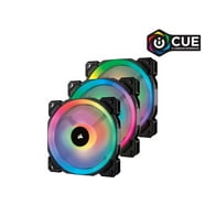 CORSAIR QL Series, iCUE QL120 RGB, 120mm RGB LED PWM White Fan, Single ...