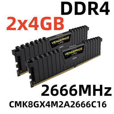 HyperX FURY 16GB 2666MHz DDR4 CL16 DIMM for Desktop Gaming PC, Black ...