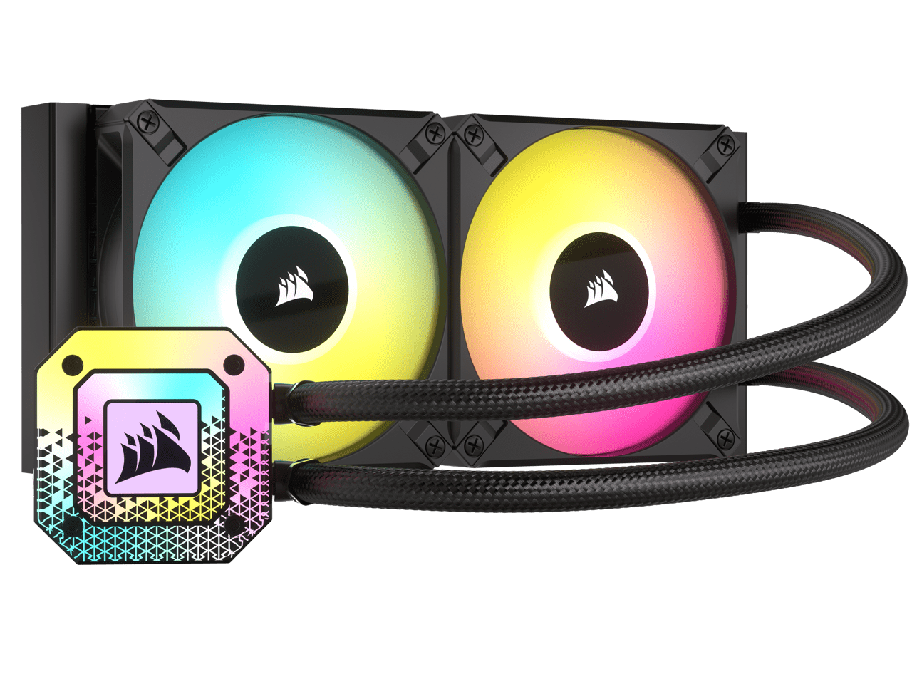 Corsair iCUE H100i Elite XT Liquid CPU Cooler - Intel/AMD - 240mm ...