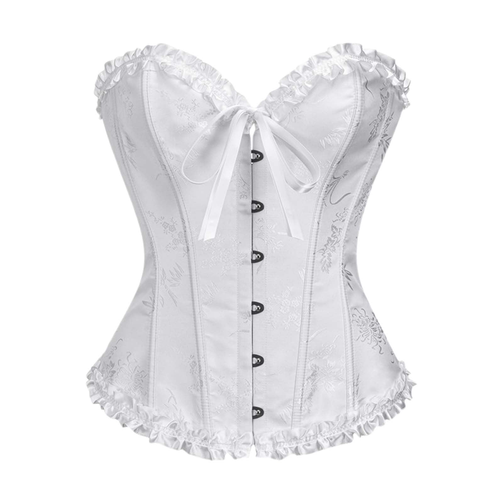 Corset Edwardian Style Corset Overbust Bridal Gown Bustier Foundation ...
