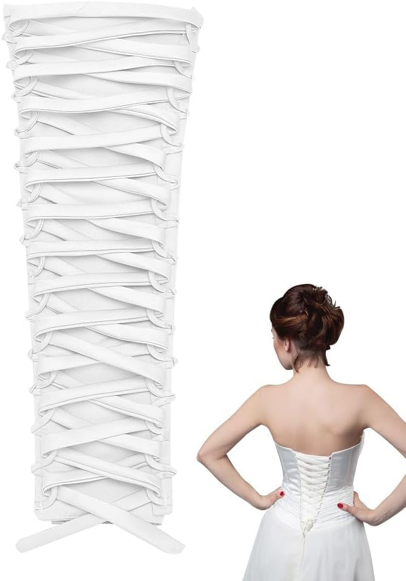 Corset Kit Dress Zipper Replacement Adjustable Fit Satin Corset Back ...