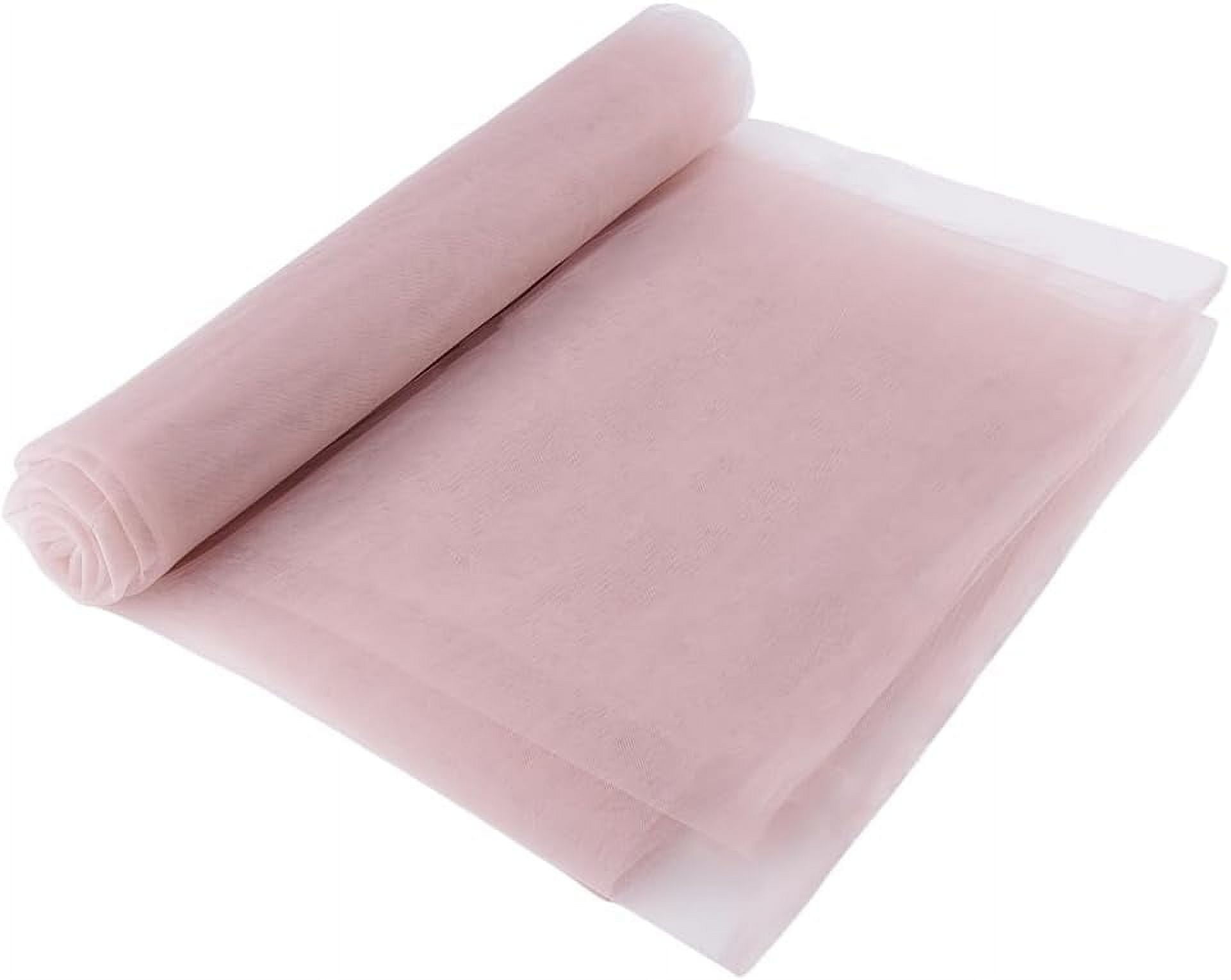 Corset Mesh Fabric 60" by 5 Yards Non Stretch Nylon Net Pink Fabric ...