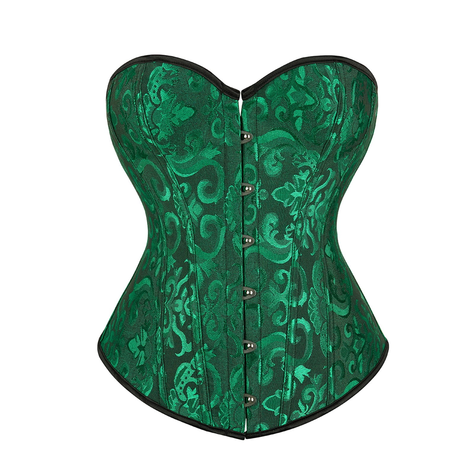 Corset Top Waist Training Corset Steel Boned Jacquard Fabric Tummy ...