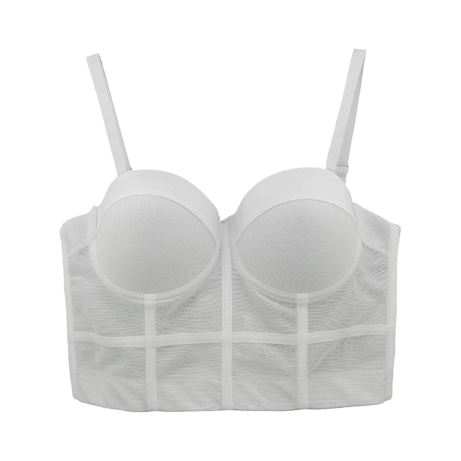 Corset Tops for Women Crystal Mesh Going Out Camisole Crop Top Date ...