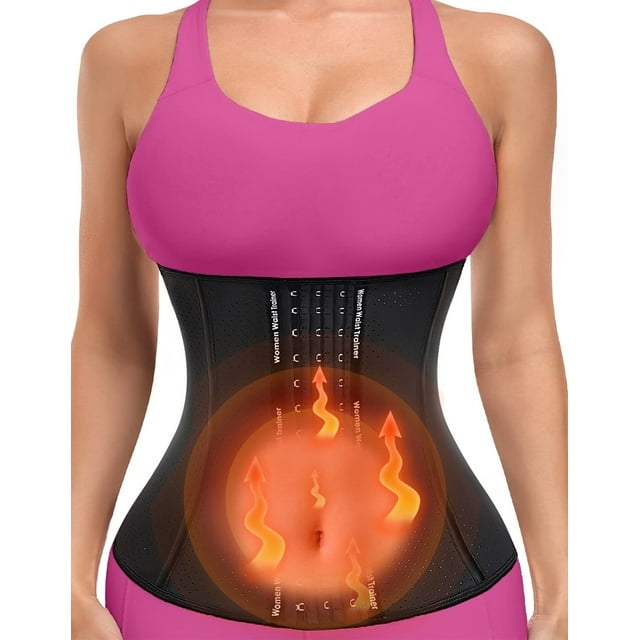 Corset Waist Trainer For Womenlatex Waist Cincher Workout Body Shaper