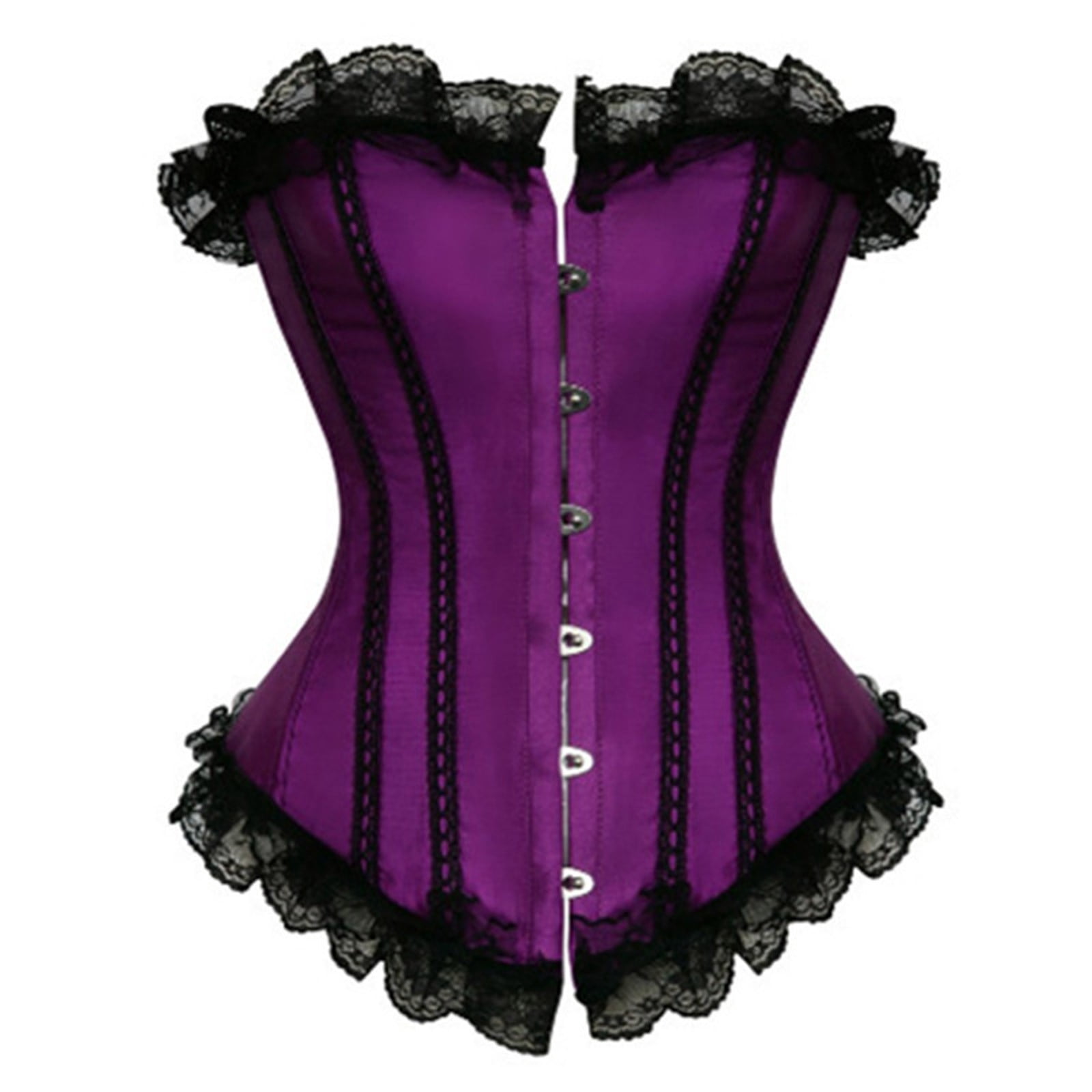 Corsets Tops, Audhol Bustier Shapewear Waist Shaping Lace Push Up ...