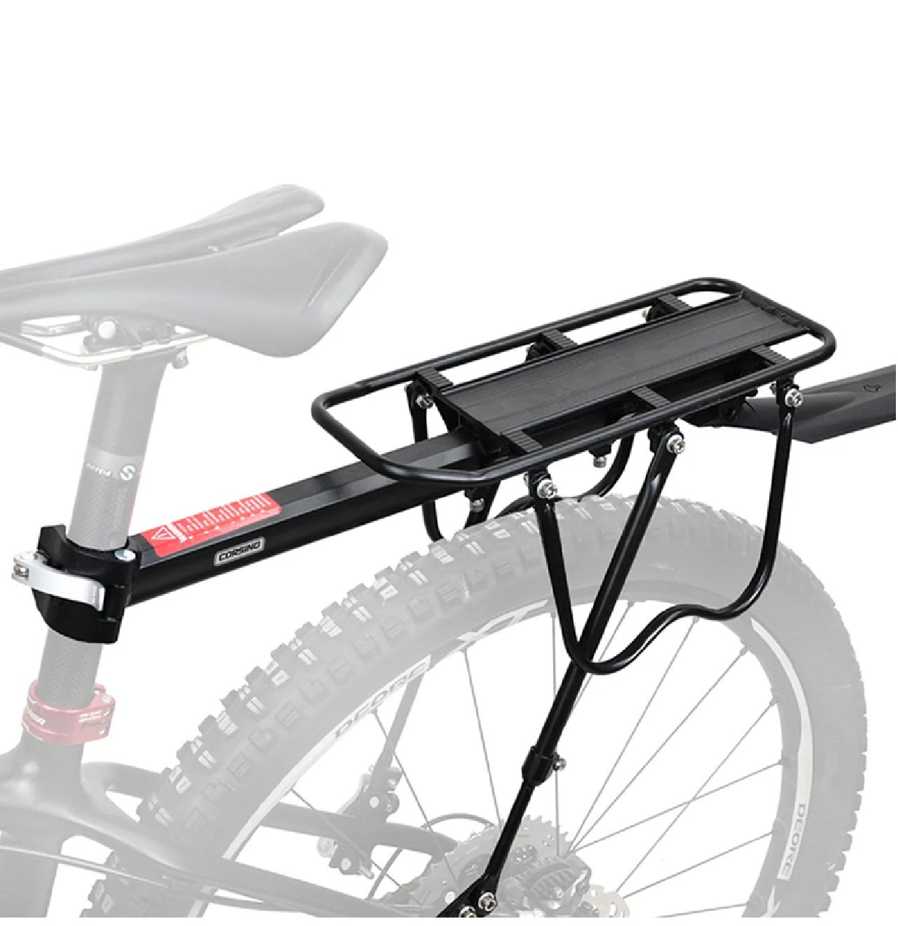 Corsino Rear Bike Pannier Rack Black - Walmart.com