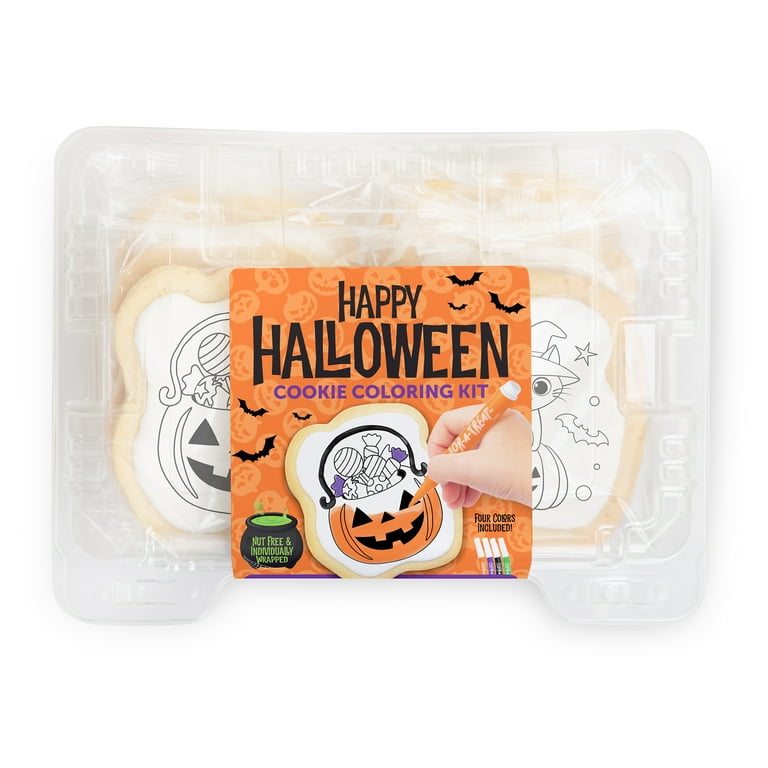halloween cookies coloring pages