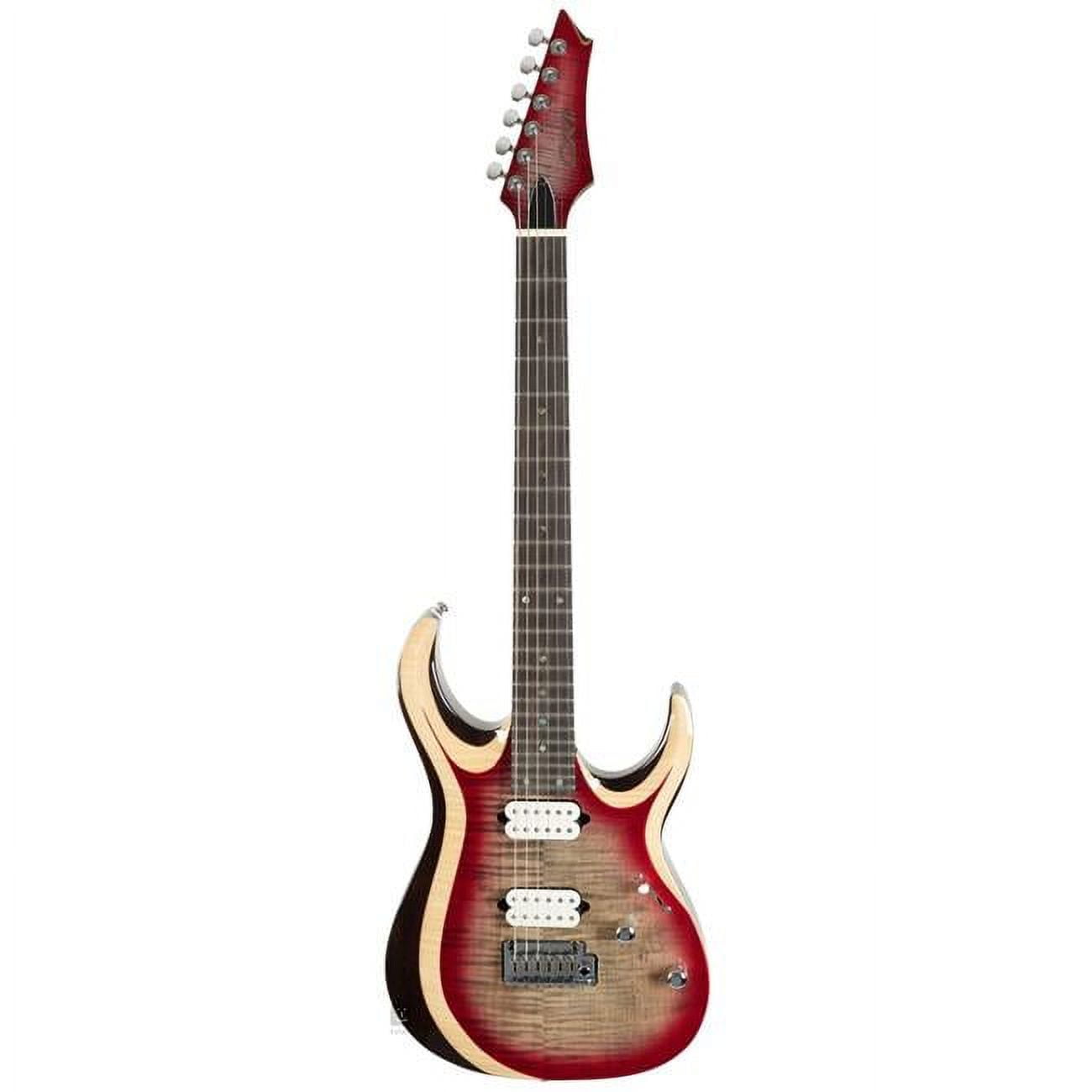 Cort Guitars Duality II LVB Electric Guitar with Bag Lava Burst Wine ...