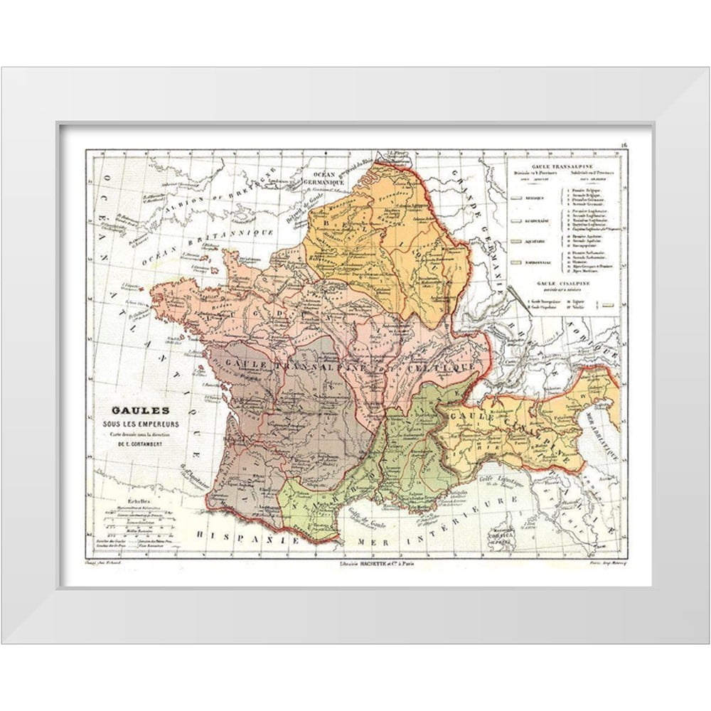 Cortambert 14x12 White Modern Wood Framed Museum Art Print Titled ...