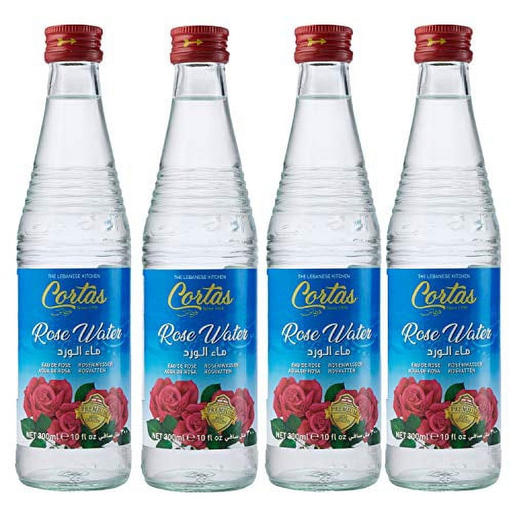 Cortas Rose Water, 10-Ounce Bottles (Pack of 4) - Walmart.com