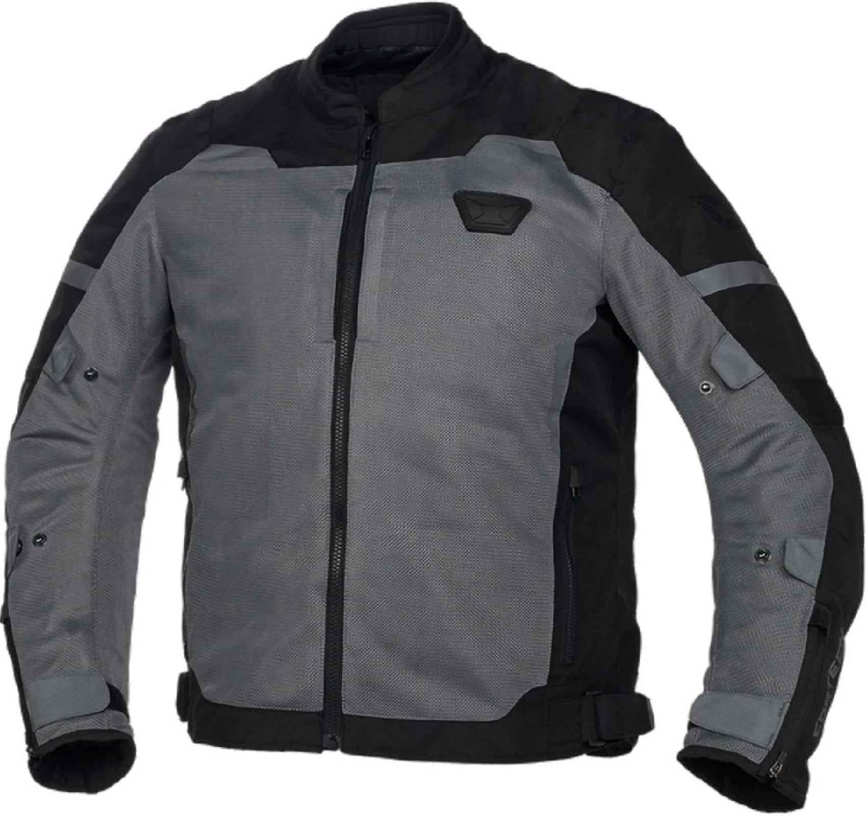 Cortech Aero-Flo 2.0 Mens Textile Motorcycle Jacket Black/Gray LG ...