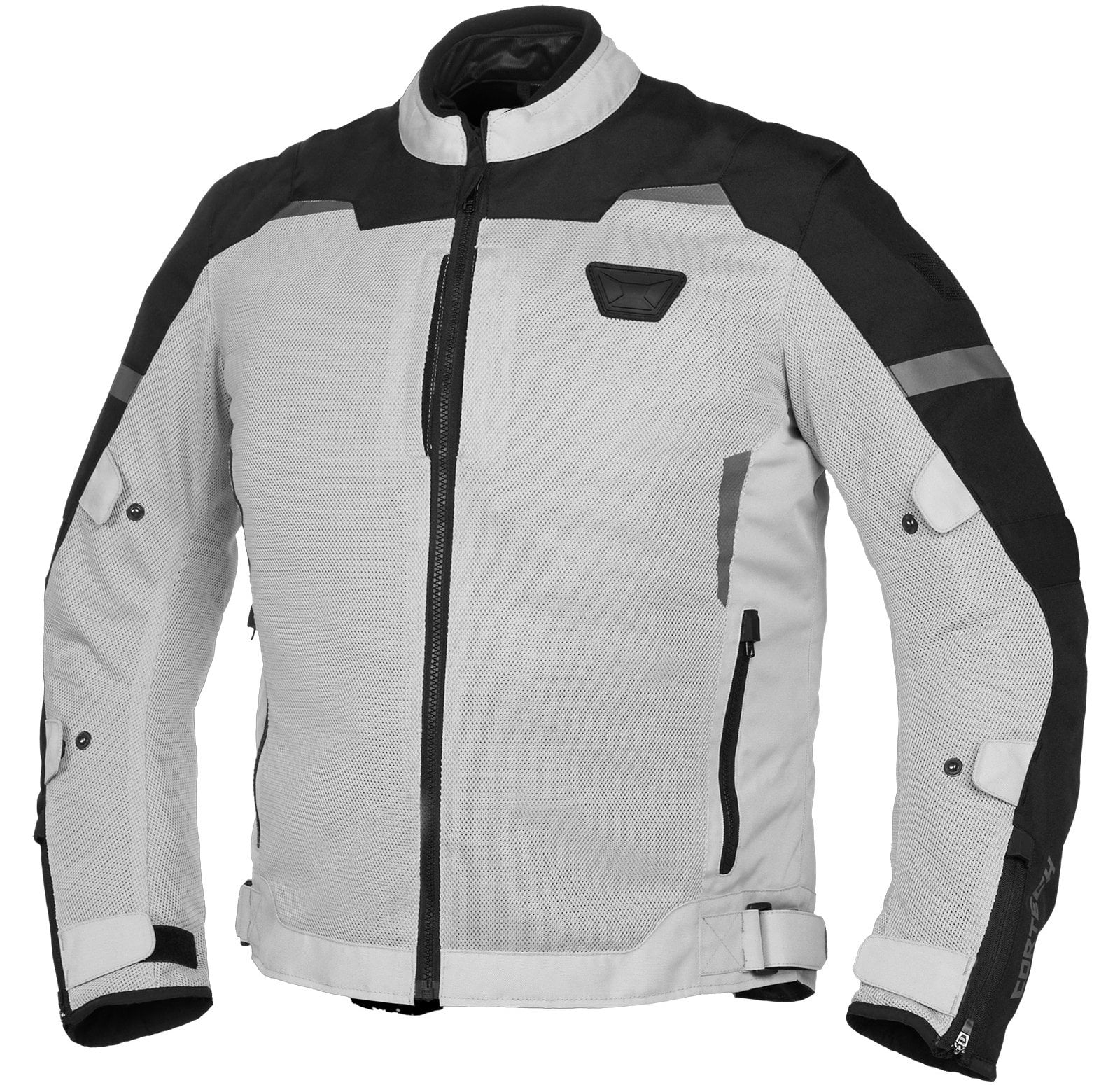 Cortech Aero-Flo 2.0 Mens Textile Motorcycle Jacket Silver XXL ...